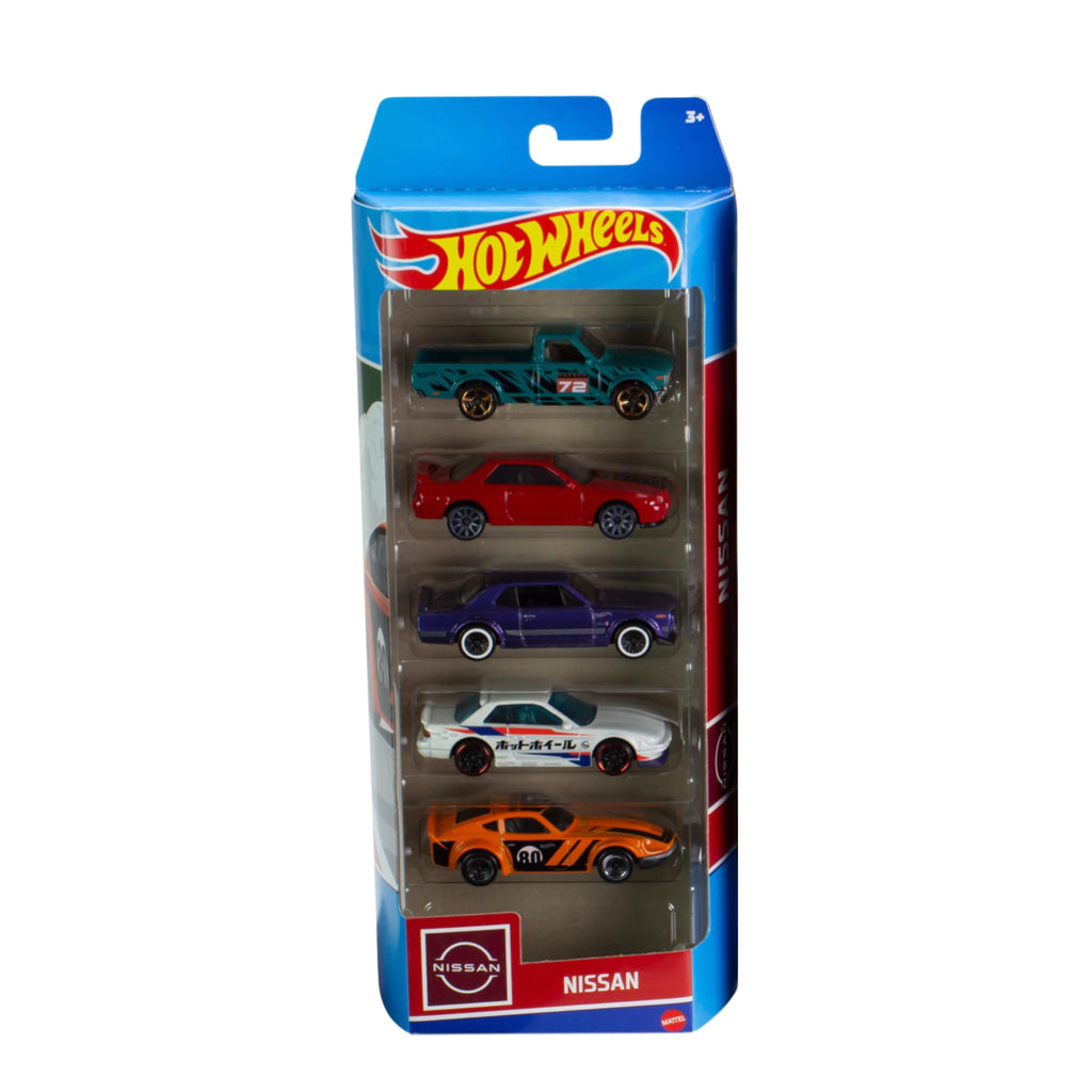 Hot Wheels / matchbox 5-cars Pack Assorted (Nissan, F1, Fast & Furious
