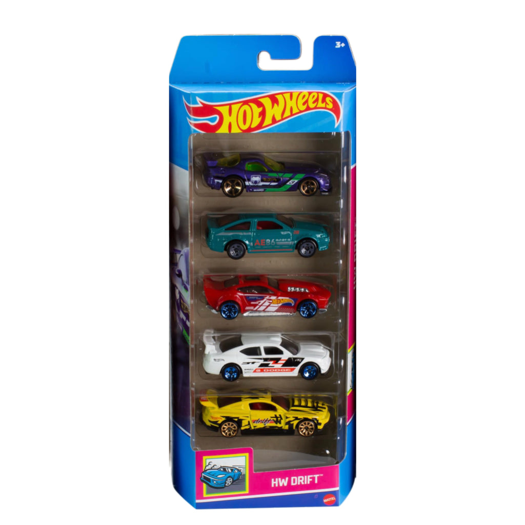 Hot Wheels / matchbox 5-cars Pack Assorted (Nissan, F1, Fast & Furious
