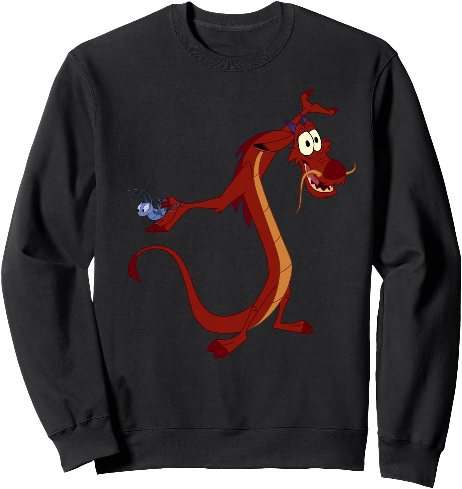 Disney Mulan Mushu Dragon And Cri-Kee Cricket Sweatshirt