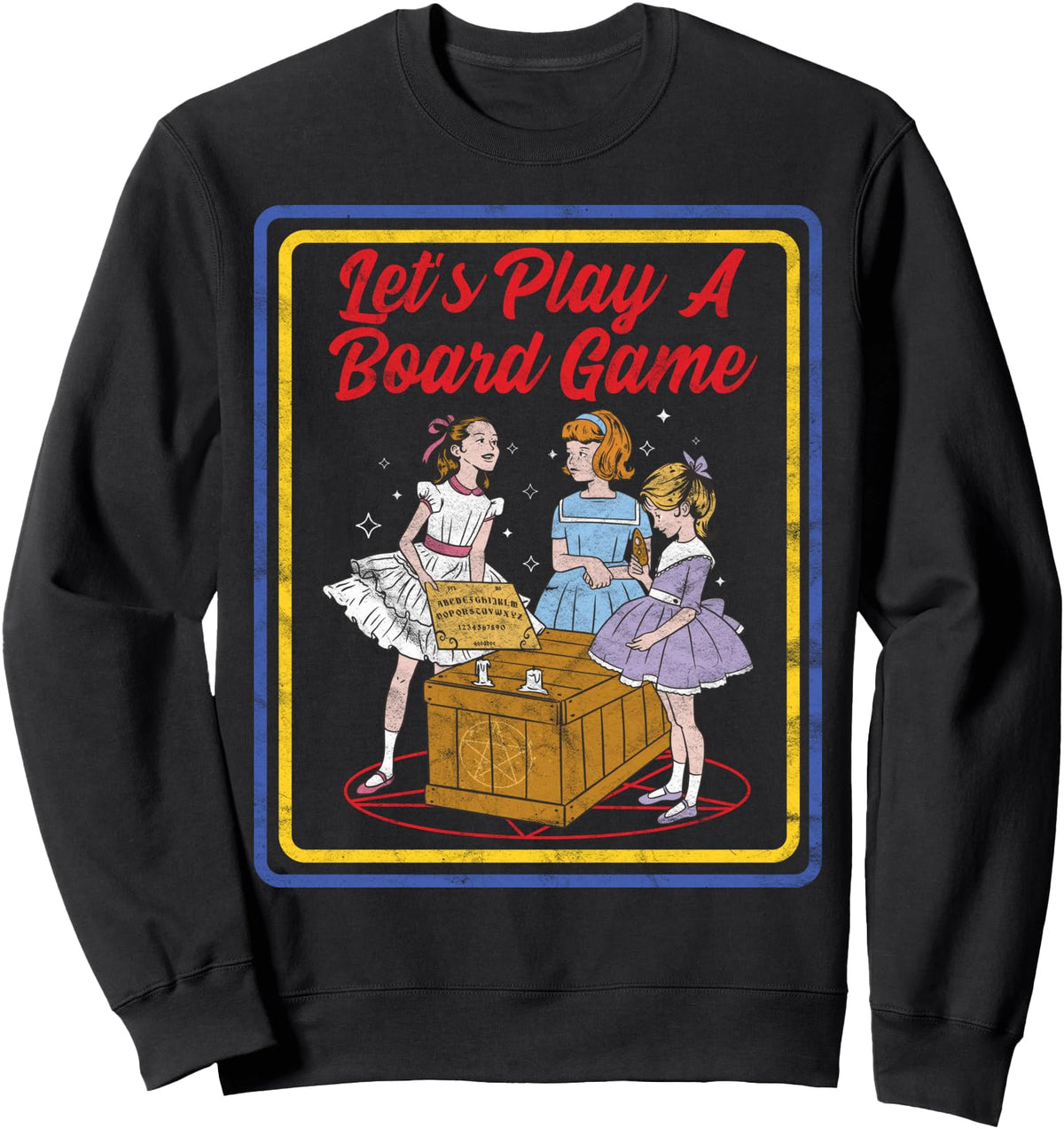 Vintage Horror Board Game Vintage Child Game Horror Sweatshirt