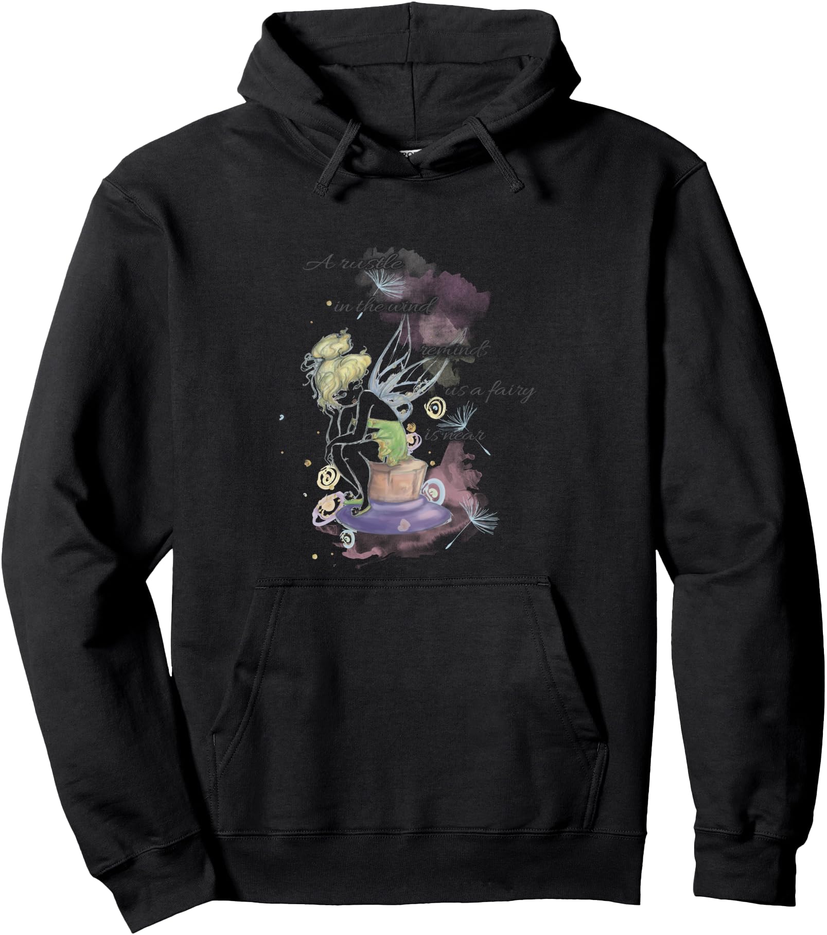 Disney Peter Pan Tinker Bell Fairy Is Near Drawing Hoodie Pullover Hoo