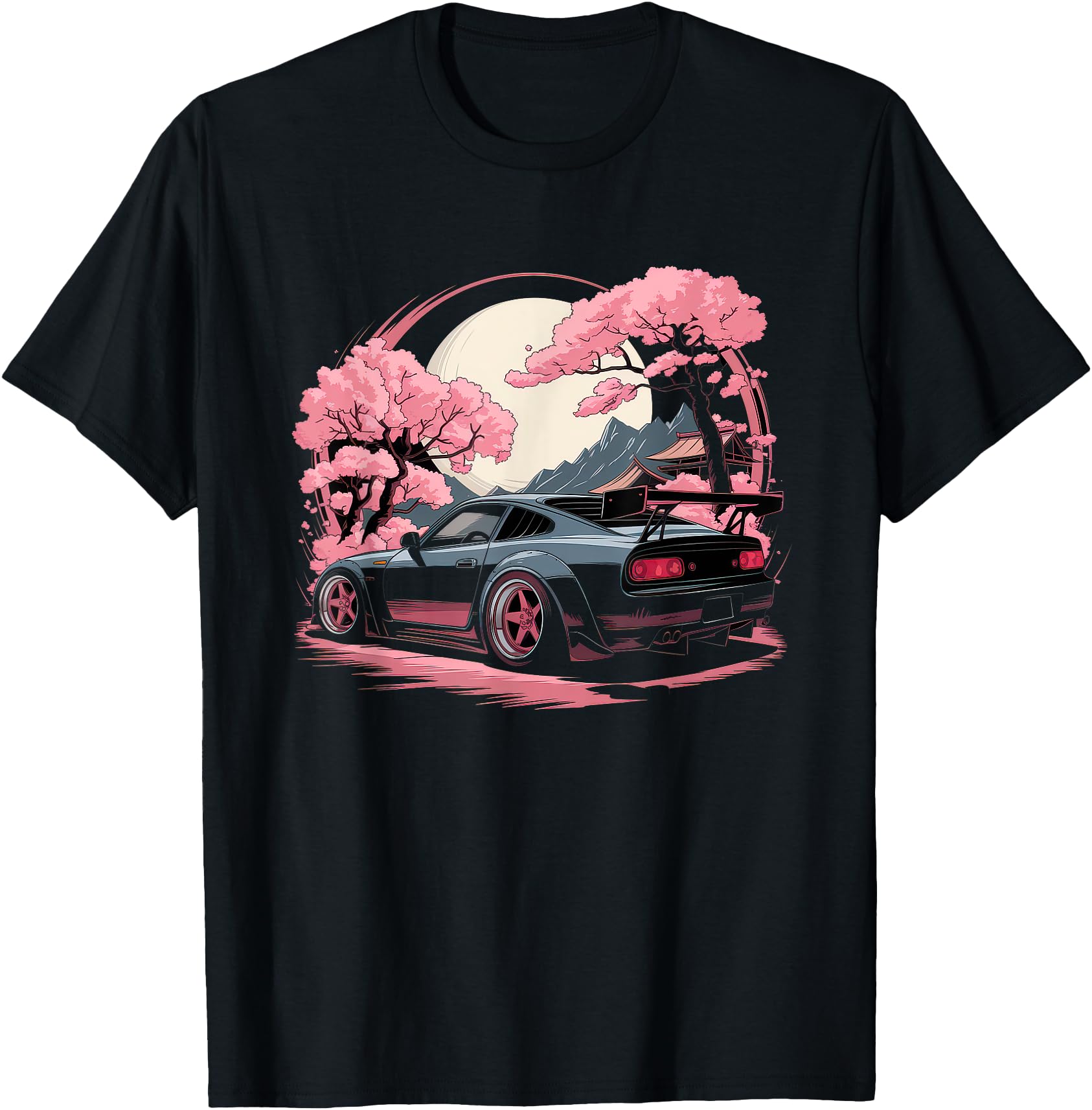 Japanese Car Tshirt Men JDM Japan Street Racing Streetwear