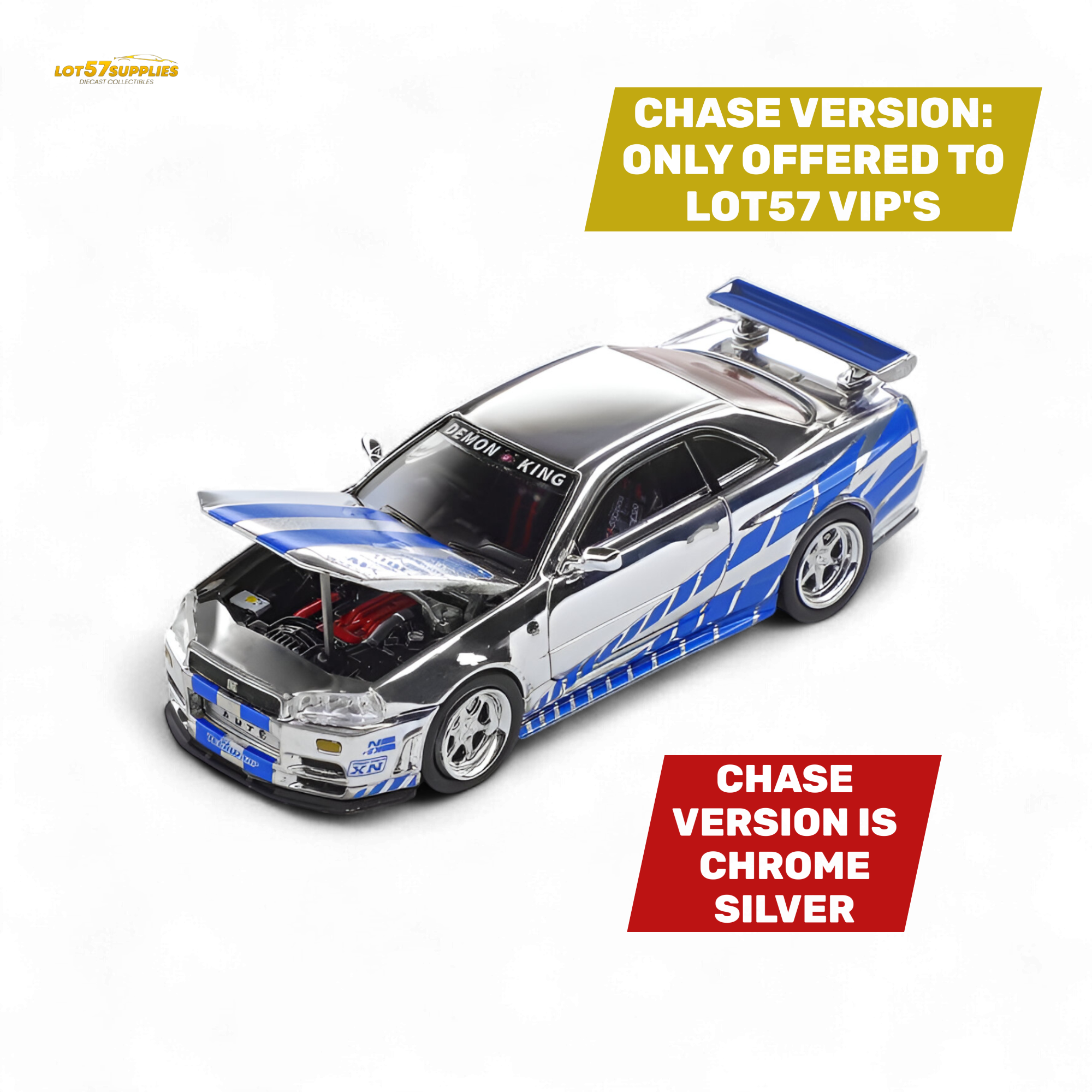 (Pre-Order) Demon King Auto Skyline GT-R R34 Z-Tune - Fast and Furious