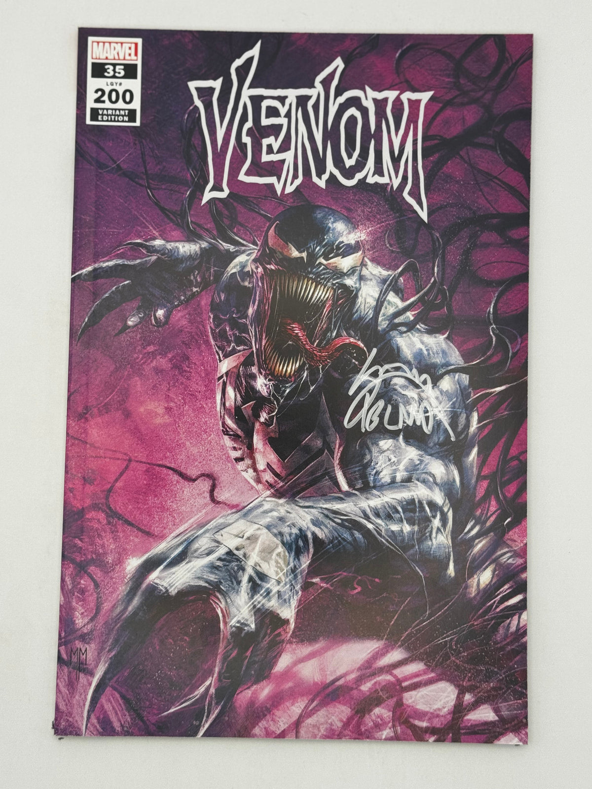 [Signed by Ryan Stegman] VENOM #35 200TH ISSUE UNKNOWN COMICS MASTRAZZ