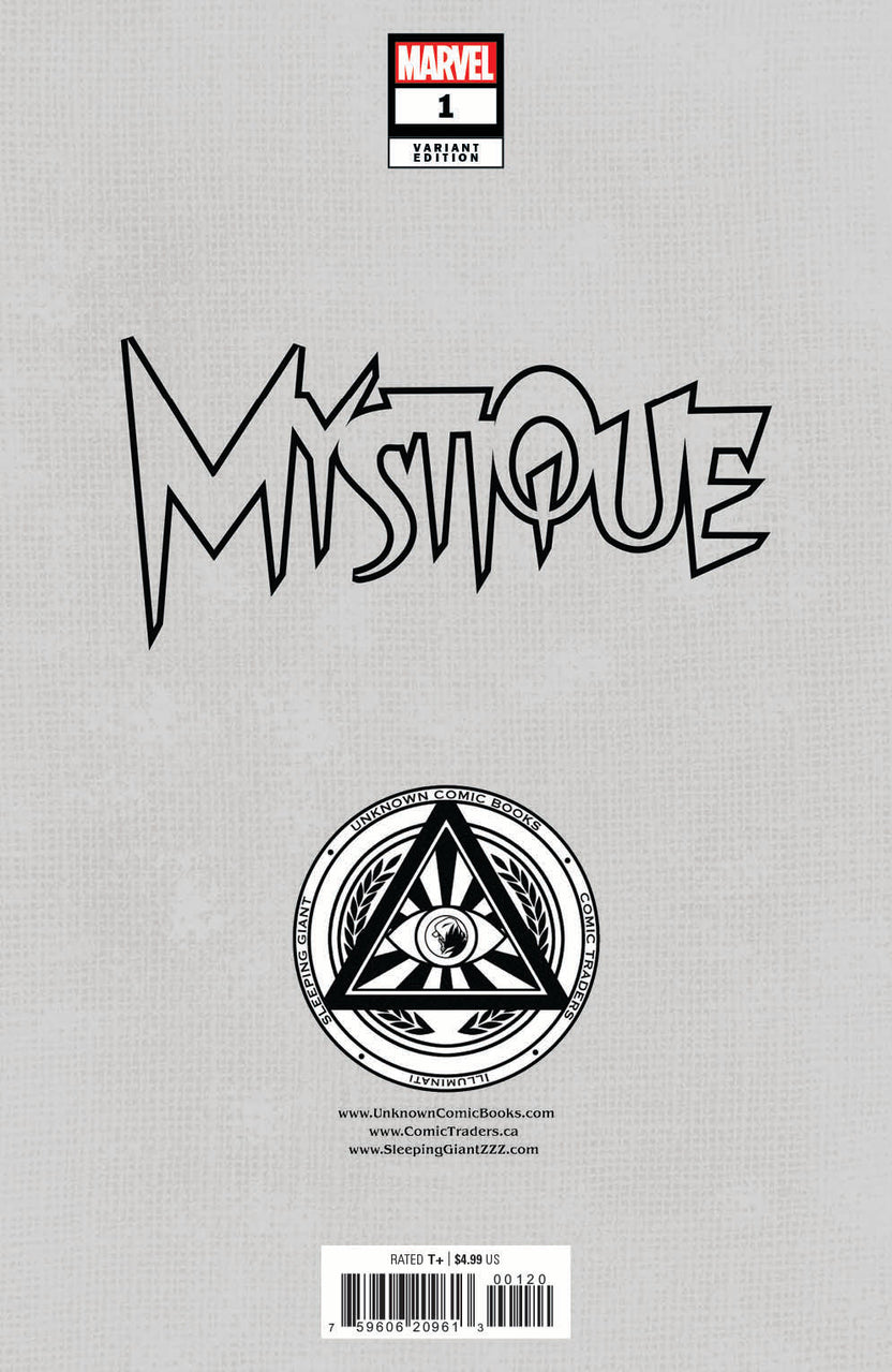 Mystique #1 Unknown Comics Kaare Andrews Connecting Cover Exclusive Vi