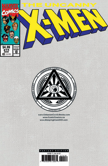 UNCANNY X-MEN #274 FACSIMILE UNKNOWN COMICS TYLER KIRKHAM EXCLUSIVE VI