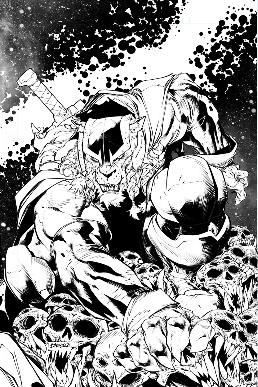 INVINCIBLE BATTLE BEAST #4 Barberi Variant TenFwdComics EXCLUSIVE