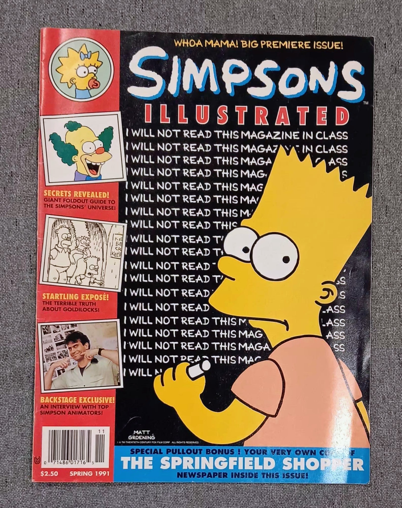 Simpsons Illustrated Magazine (Spring 1991)