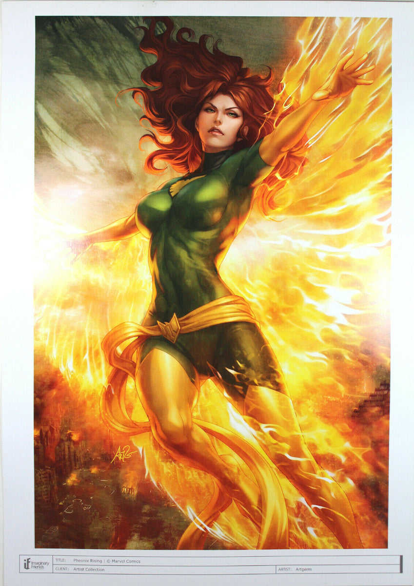 X-MEN: PHOENIX RISING ART PRINT by Stanley "Artgerm" Lau ~ 16.5" x 11 ...